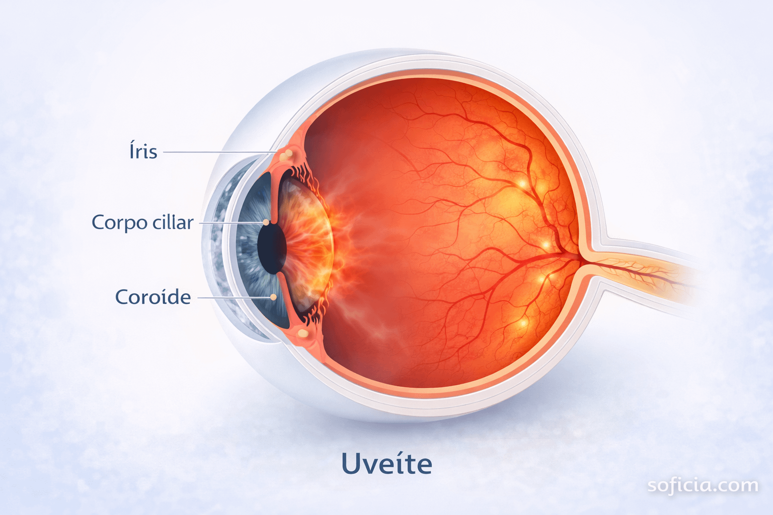 Uveíte: o que é, sintomas, causas, tipos, diagnóstico, tratamento e ...